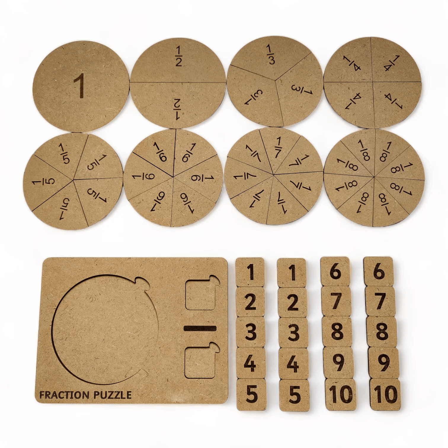 Fraction Puzzle - Fun Way to Learn Fractions Effectively