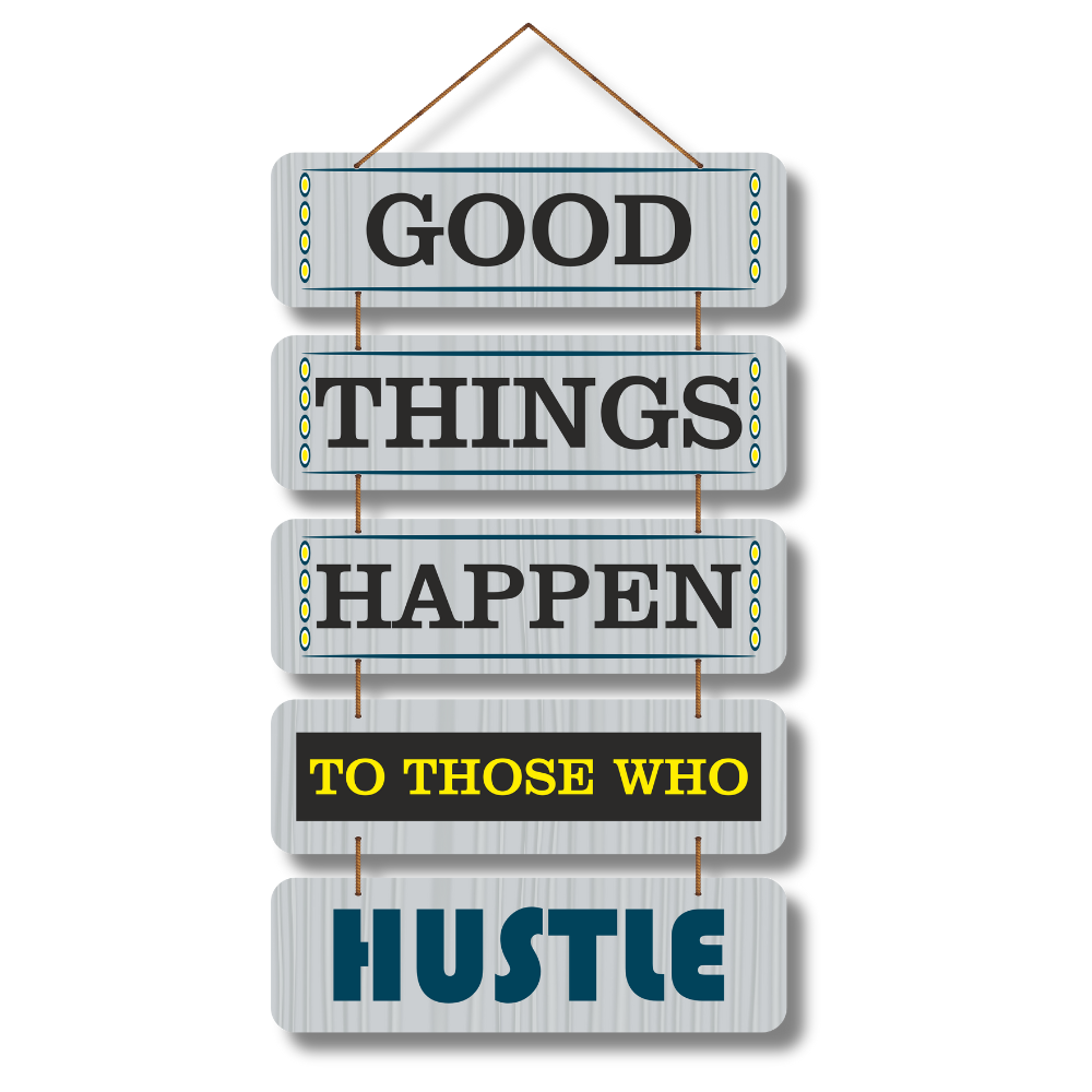 Buy Hustle & Win Wall Hanging