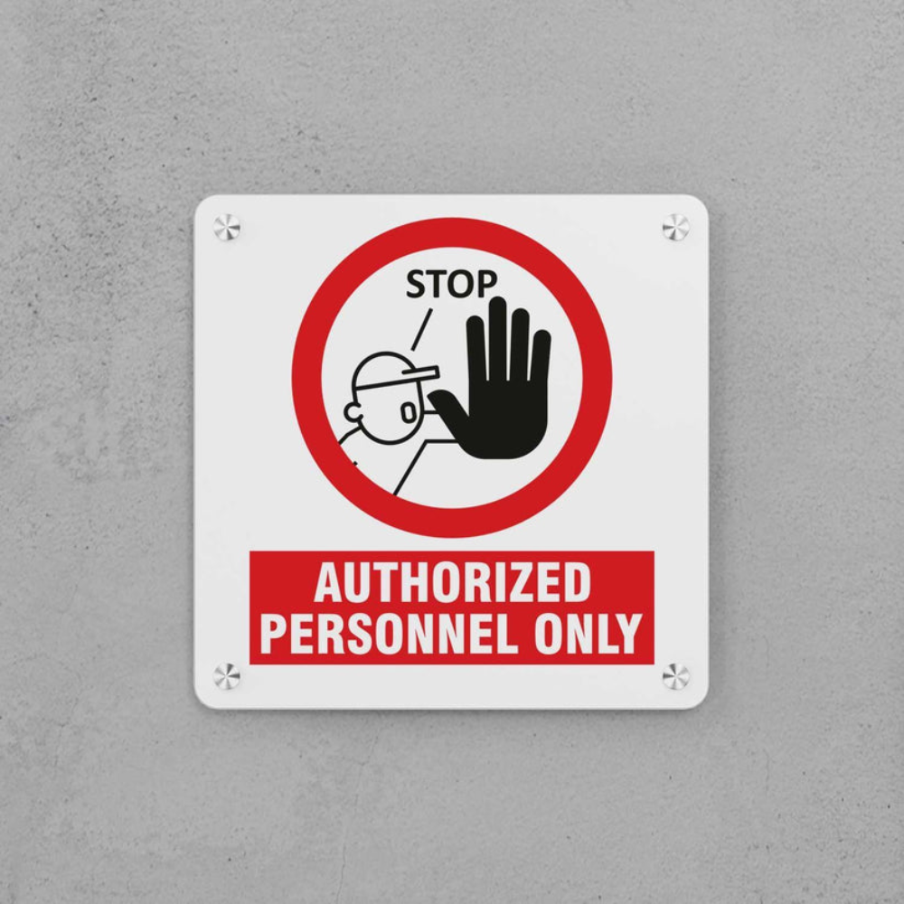 Authorized Personnel Only Sign - ICraft asia