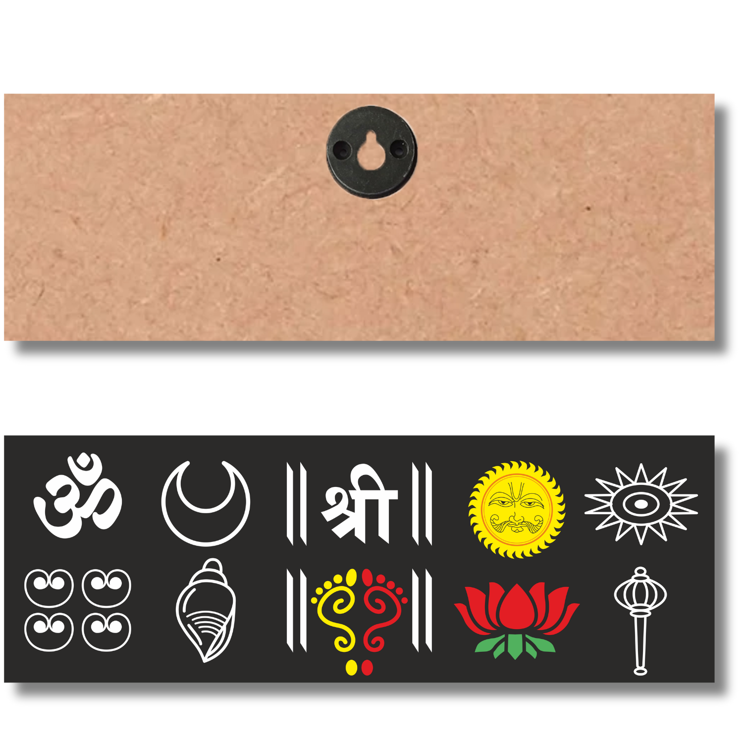 Buy Shree Symbol Wall Hanging – Om, Shree, Surya, Lotus & Pooja Motif Decor