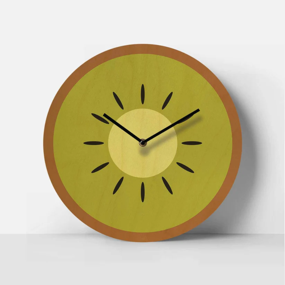 Kiwi Zing Birch Clock - ICraft asia