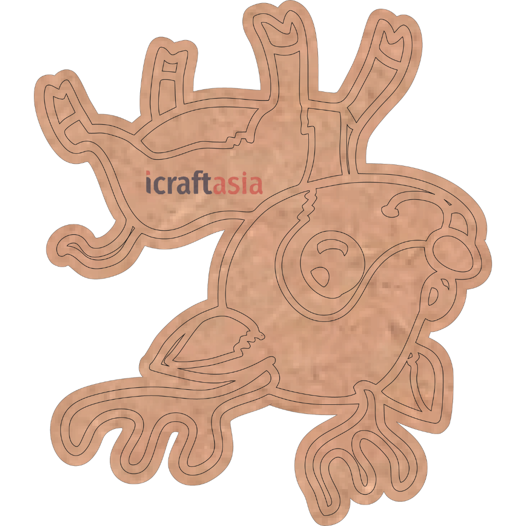 Buy Funky Frog MDF Cutout