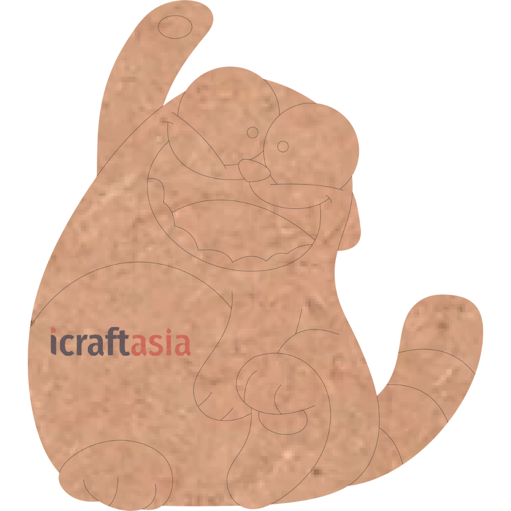 Buy Waving Cat MDF Cutout