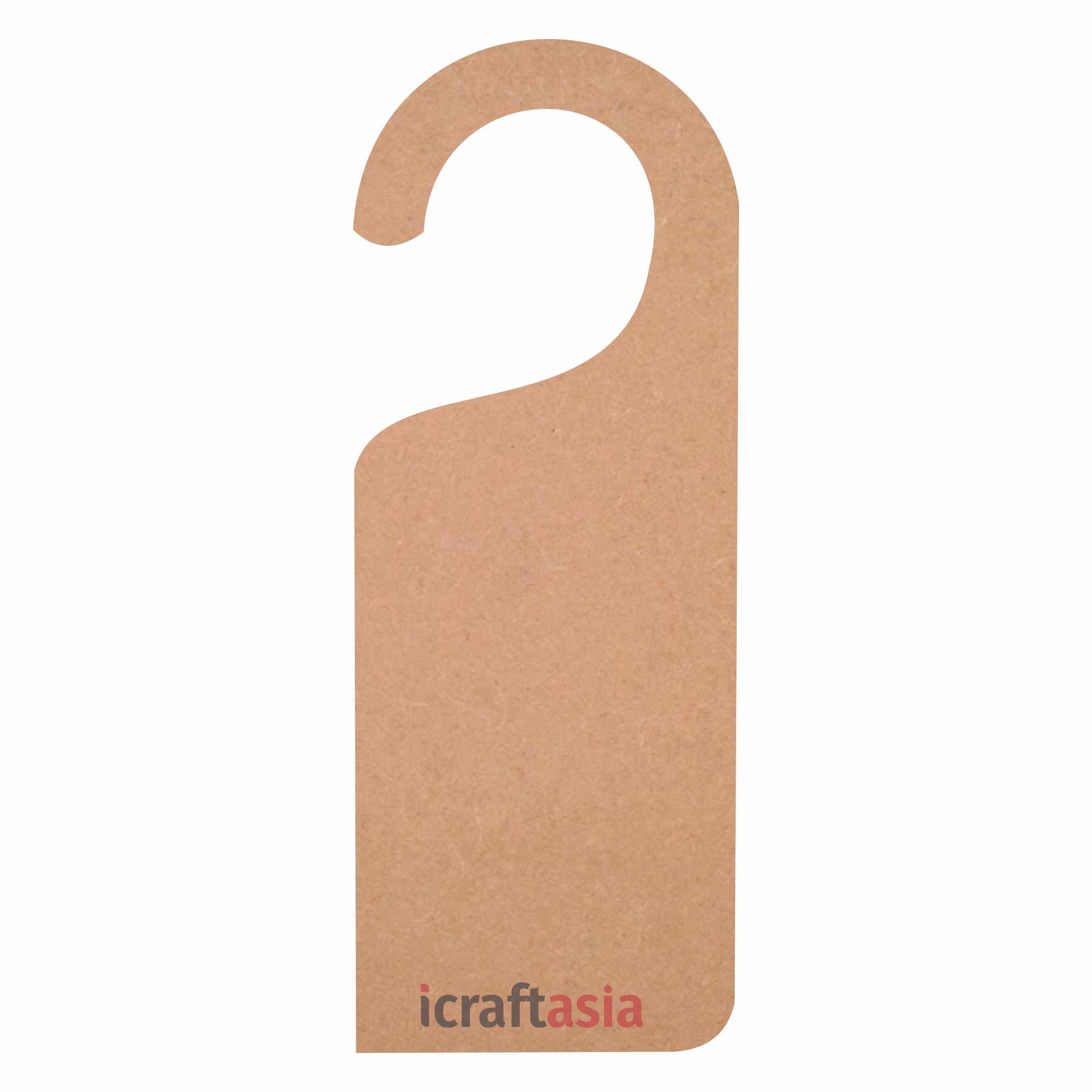 Buy Door Handle Cutout MDF Base for Painting