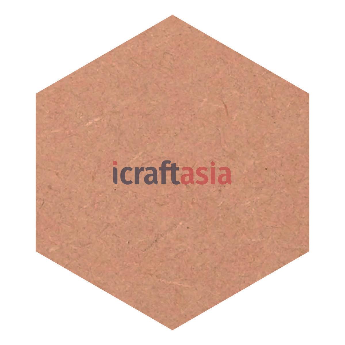 Buy MDF Hexagon Coaster Base - Set of 4